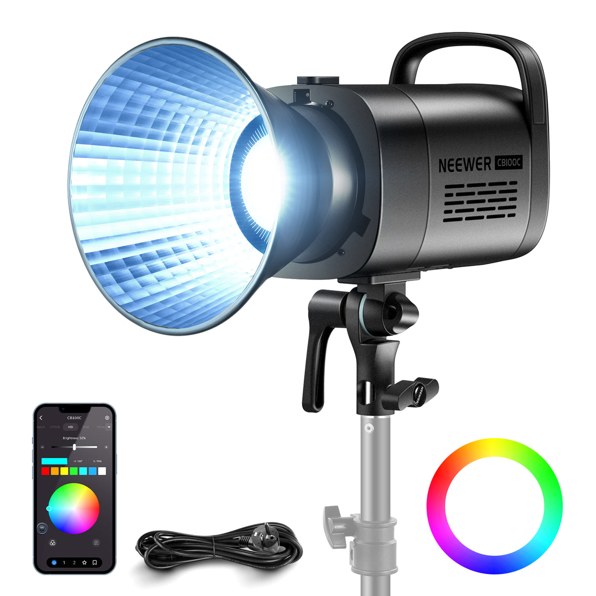 NEEWER CB100C 130w RGB LED Video Light - NEEWER – NEEWER.de