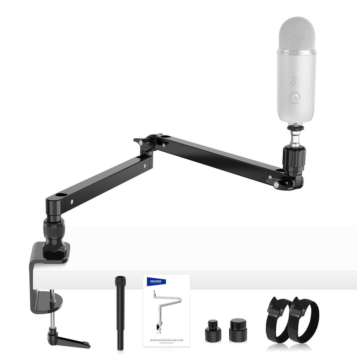 NEEWER MST002 Low Profile Mic Arm Desk Mount with Damping – NEEWER.de