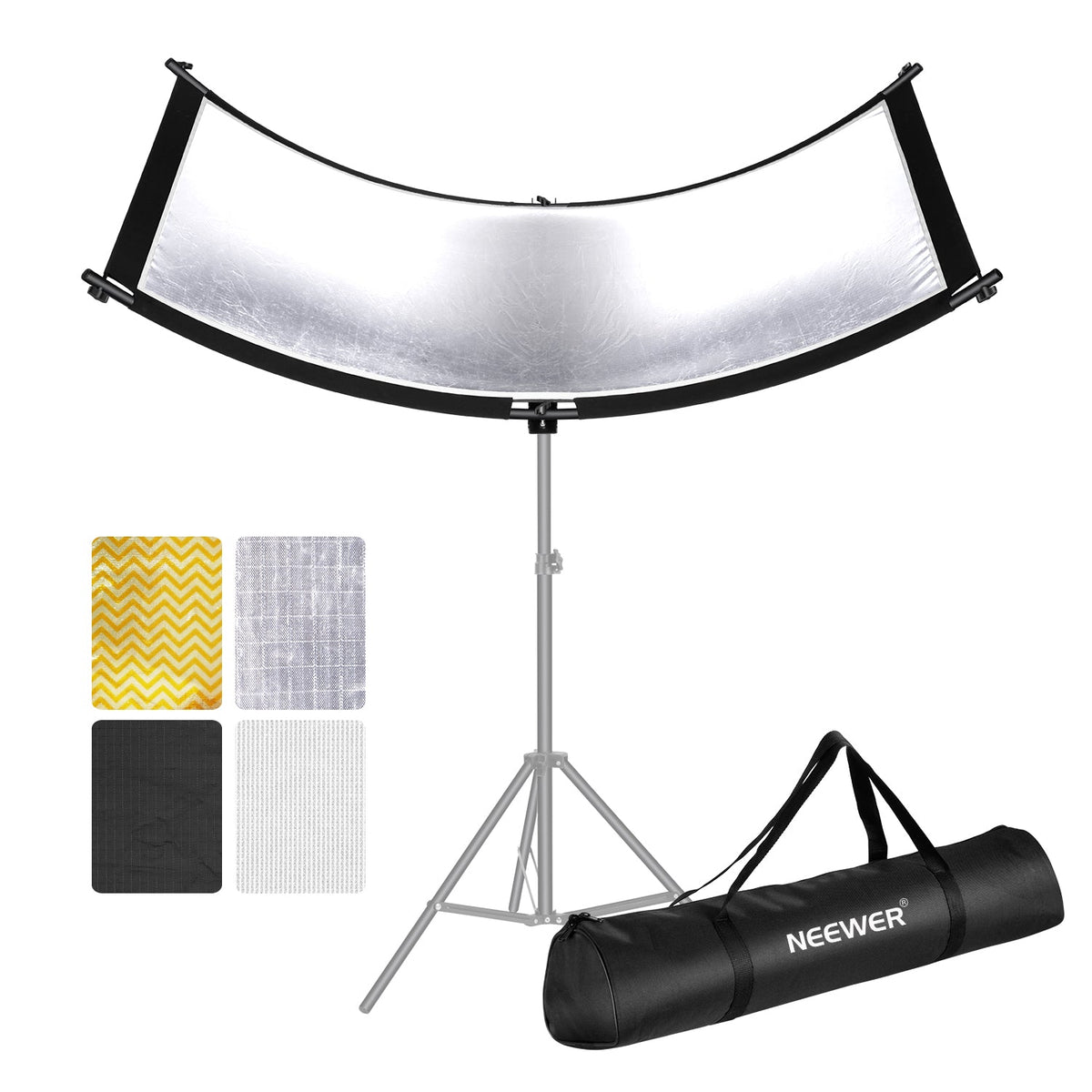 NEEWER 39”×18”/100x45CM Clamshell Light Reflector Diffuser - NEEWER