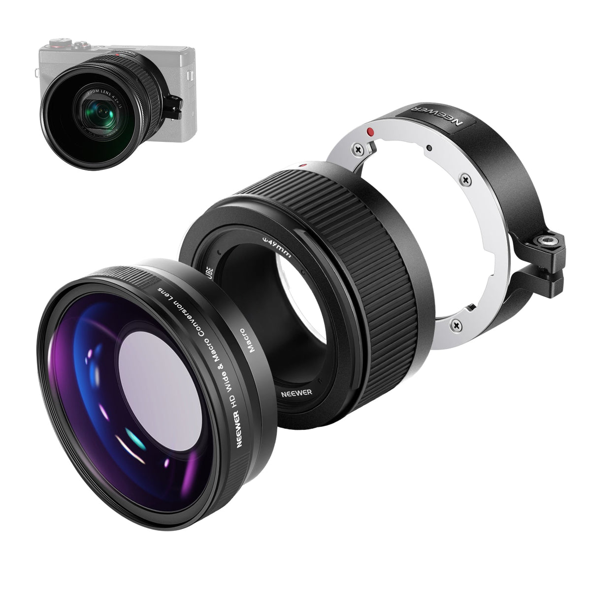 NEEWER Wide Angle & Macro Lens for Canon G7X Mark III - NEEWER – NEEWER.de