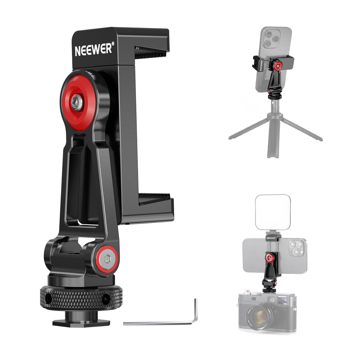 NEEWER Metal Phone Tripod Mount Adapter - NEEWER – NEEWER.de